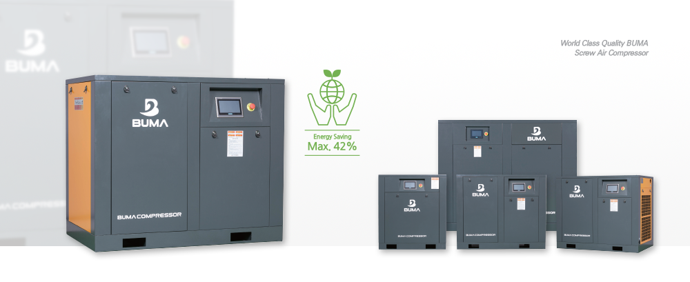 MÁY NÉN KHÍ TRỤC VÍT BUMA ( PM INVERTER TYPE ) MODEL: BMC-15V